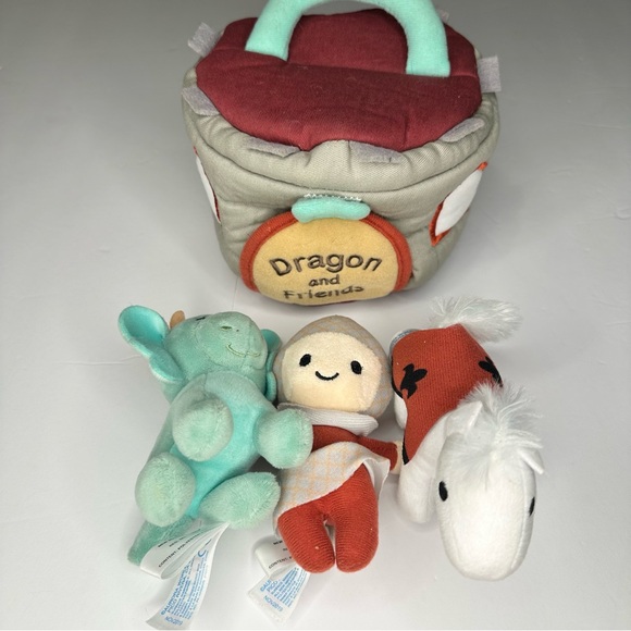 Ebba | Toys | Ebba Baby Talk Dragon And Friends Plush Toy Set | Poshmark